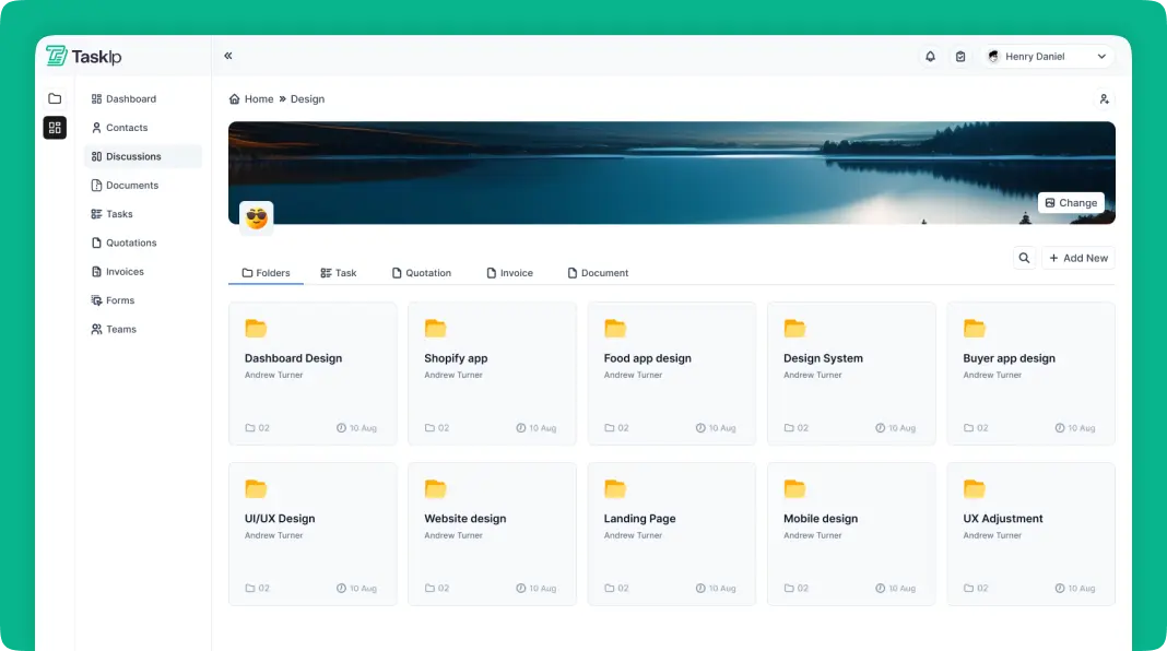 One Stop Solution for Client Management - Taskip